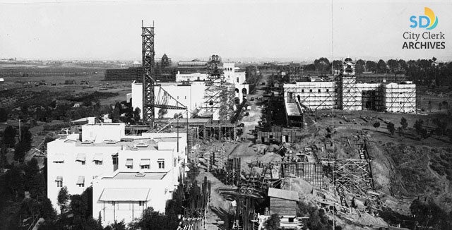 1915-16 Panama California Exposition Construction | City of San Diego ...
