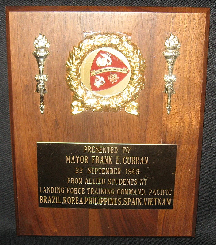 Landing Force Training Command Plaque | City of San Diego Official Website