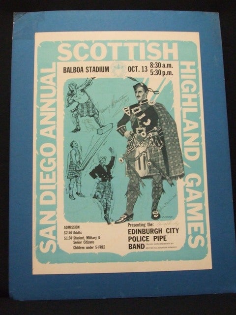Scottish Highland Games Poster | City of San Diego Official Website