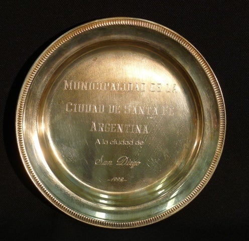 Plate from Santa Fe, Argentina | City of San Diego Official Website