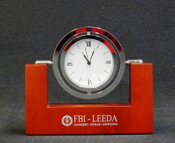 Desk Clock from FBI - LEEDA | City of San Diego Official Website