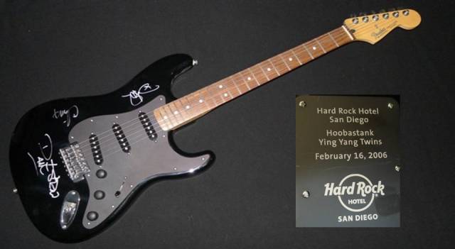Fender Guitar from Hard Rock Hotel San Diego | City of San Diego ...