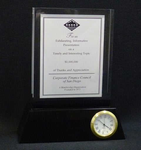 Corporate Finance Council Plaque | City of San Diego Official Website