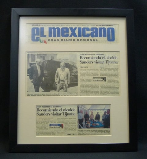 Sanders in Tijuana - El Mexicano Photos and Article | City of San Diego ...