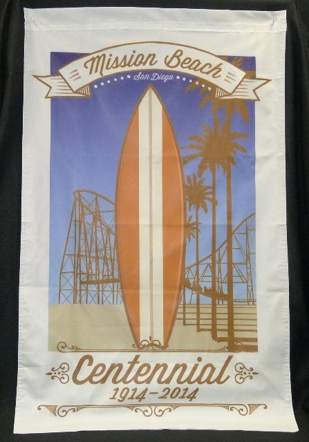 Mission Beach Centennial Banner | City of San Diego Official Website