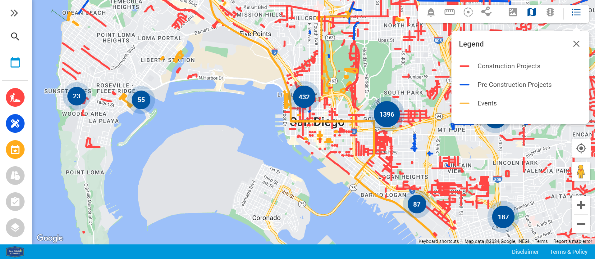 Construction Projects & Events | City of San Diego Official Website