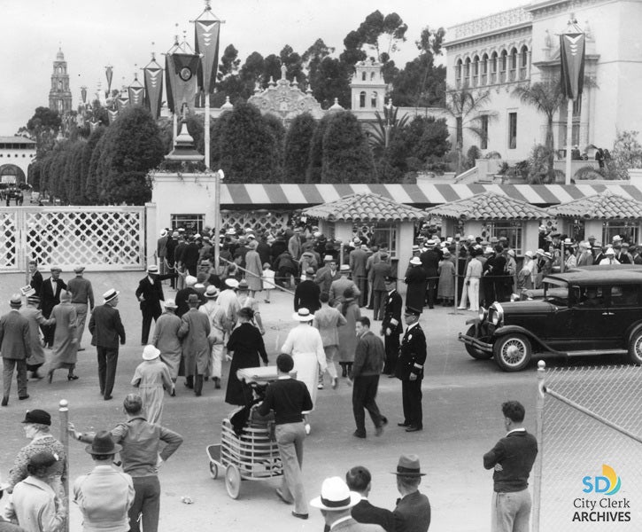 1935-36 California Pacific Exposition, East Entrance | City of San ...