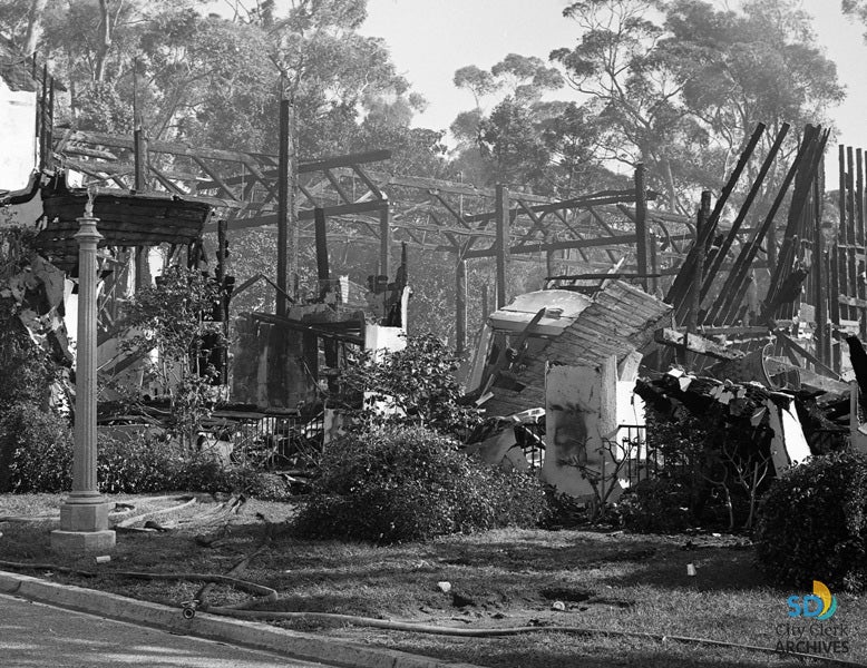 1978 Fire, Balboa Park Electric Building | City of San Diego Official ...
