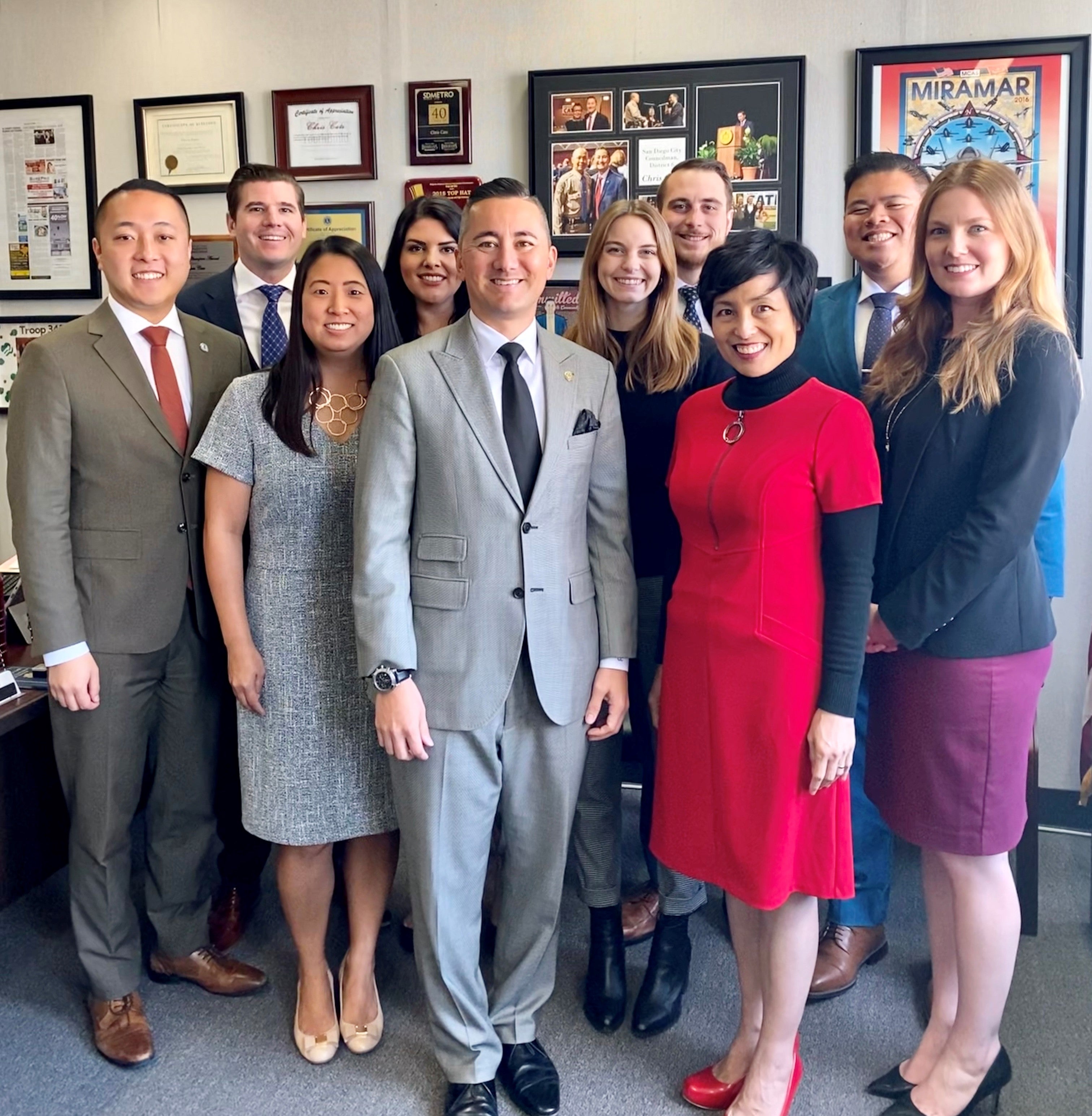 Chris & Staff | Councilmember Chris Cate (District 6) | City of San ...