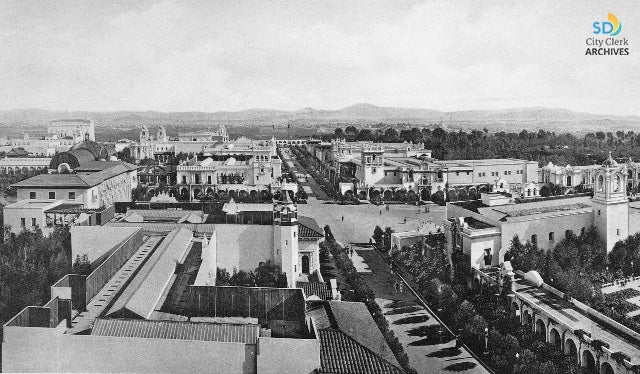 1915-16 Panama California Exposition Aerial View | City of San Diego ...