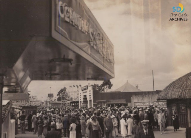 1935-36 California Pacific Exposition Midway | City of San Diego ...