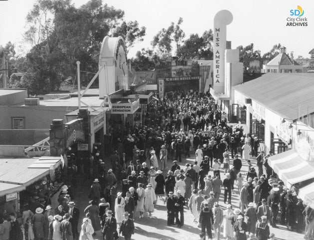 1935-36 California Pacific Exposition Midway | City of San Diego ...