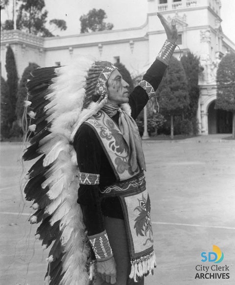 1935-36 California Pacific Exposition, Chief Watta Montezuma | City of ...