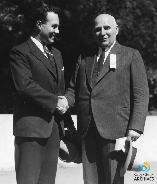 1935-36 California Pacific Exposition, Frank Belcher, Governor Merriam ...