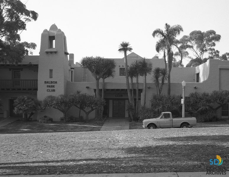 Exterior of Balboa Park Club Building in 1972 | City of San Diego ...