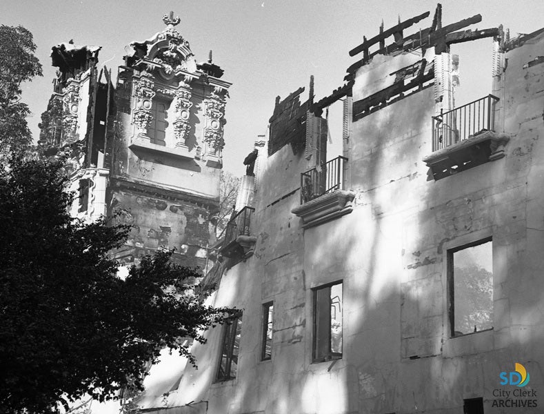 1978 Fire, Balboa Park Electric Building | City of San Diego Official ...