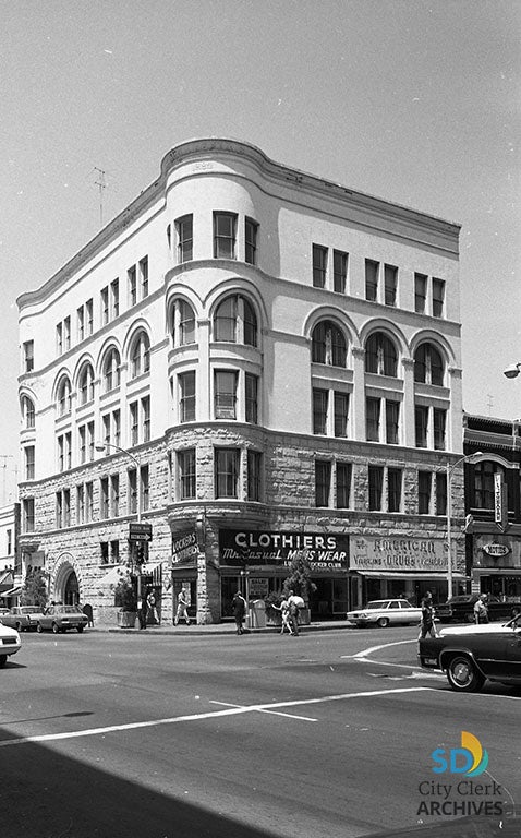 Keating Building at Fifth and F in 1972 | City of San Diego Official ...
