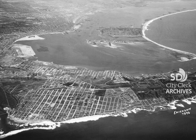 1931 Aerial View of Point Loma | City of San Diego Official Website
