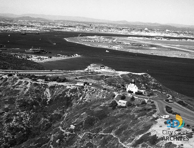 1966 Aerial View of Point Loma, Ballast Point | City of San Diego ...