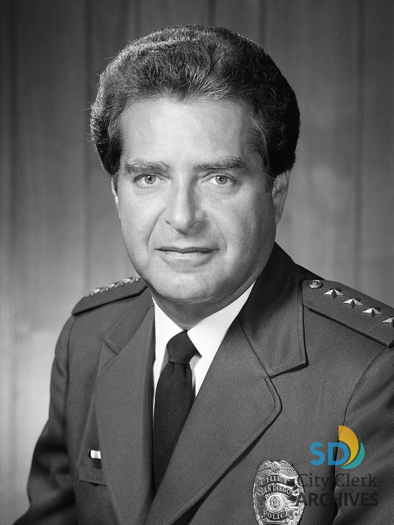 William (Bill) Kolender, San Diego Chief of Police 1975-1988 | City of ...