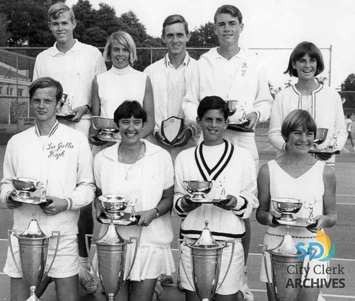 1967 Ink Tennis Trophy Winners | City of San Diego Official Website