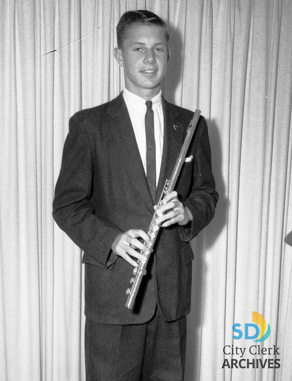 Larry Shields, 1962 San Diego Youth Symphony | City of San Diego ...