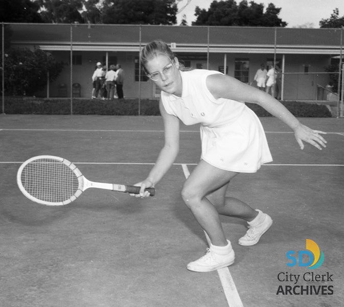 Libby Weiss, 1961 Junior Tennis | City of San Diego Official Website