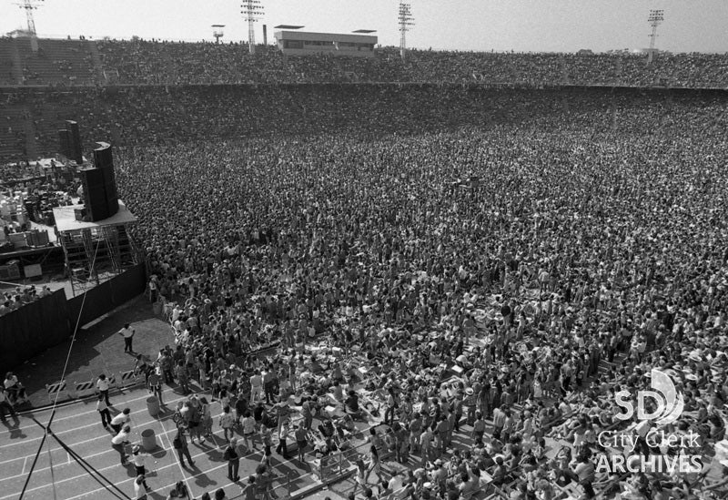 1975 Concert Scene at Balboa Stadium | City of San Diego Official Website