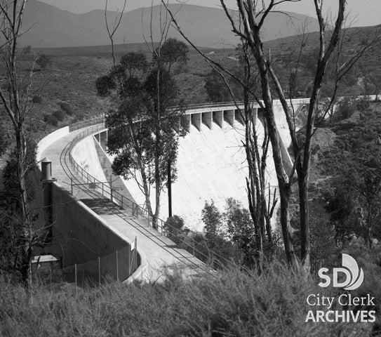 Savage Dam, Previously Called Lower Otay Dam | City of San Diego ...