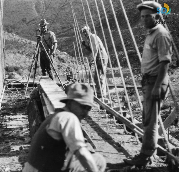 Sutherland Dam Construction Workers | City of San Diego Official Website