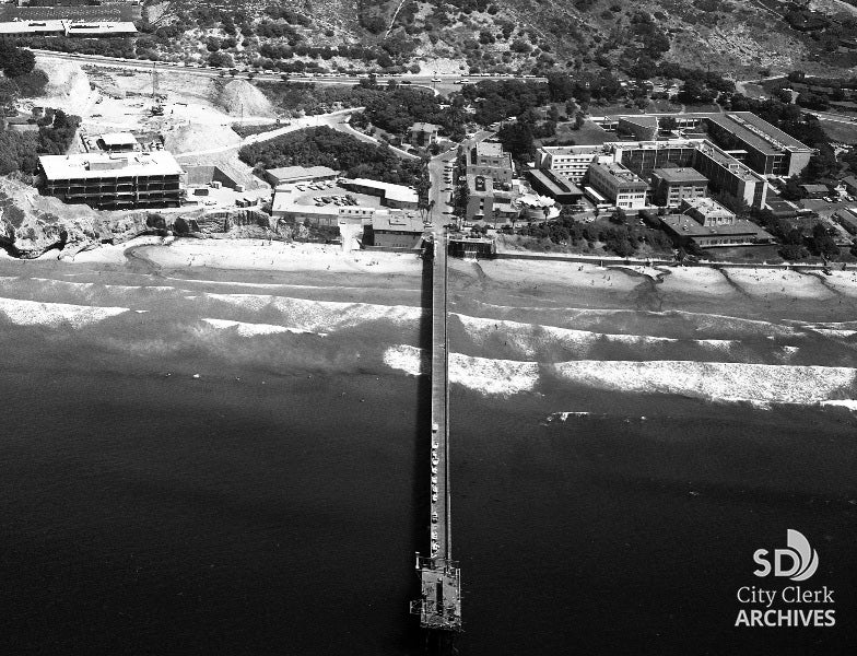 Aerial View of Old Scripps Pier | City of San Diego Official Website