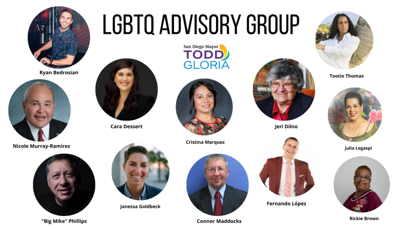 Mayor Gloria Announces Appointees to LGBTQ Advisory Group | City of San ... Mayor Gloria Announces Appointees to LGBTQ Advisory Group | City of San ...