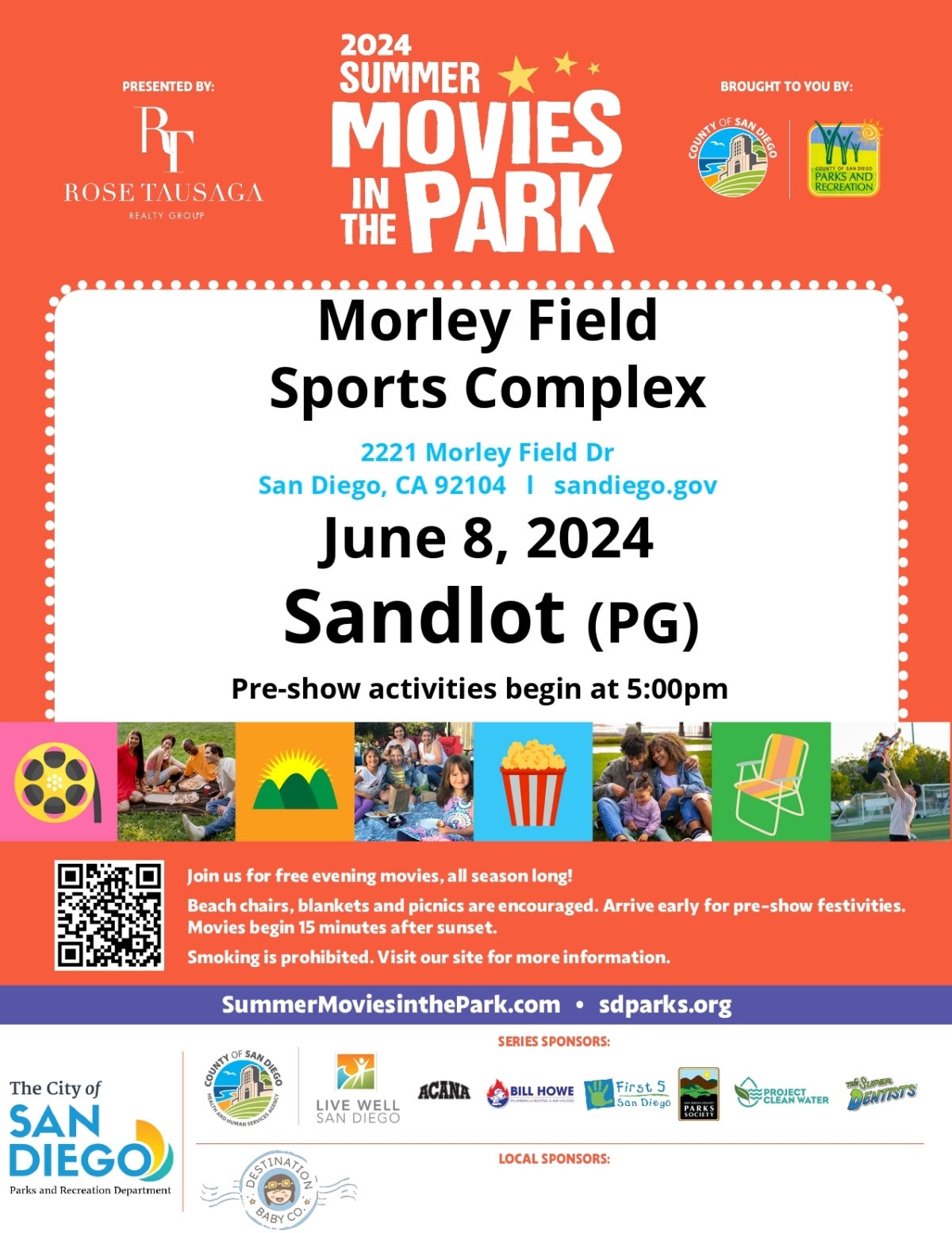 Movie in the Park at Morley Field Sports Complex | City of San Diego ...