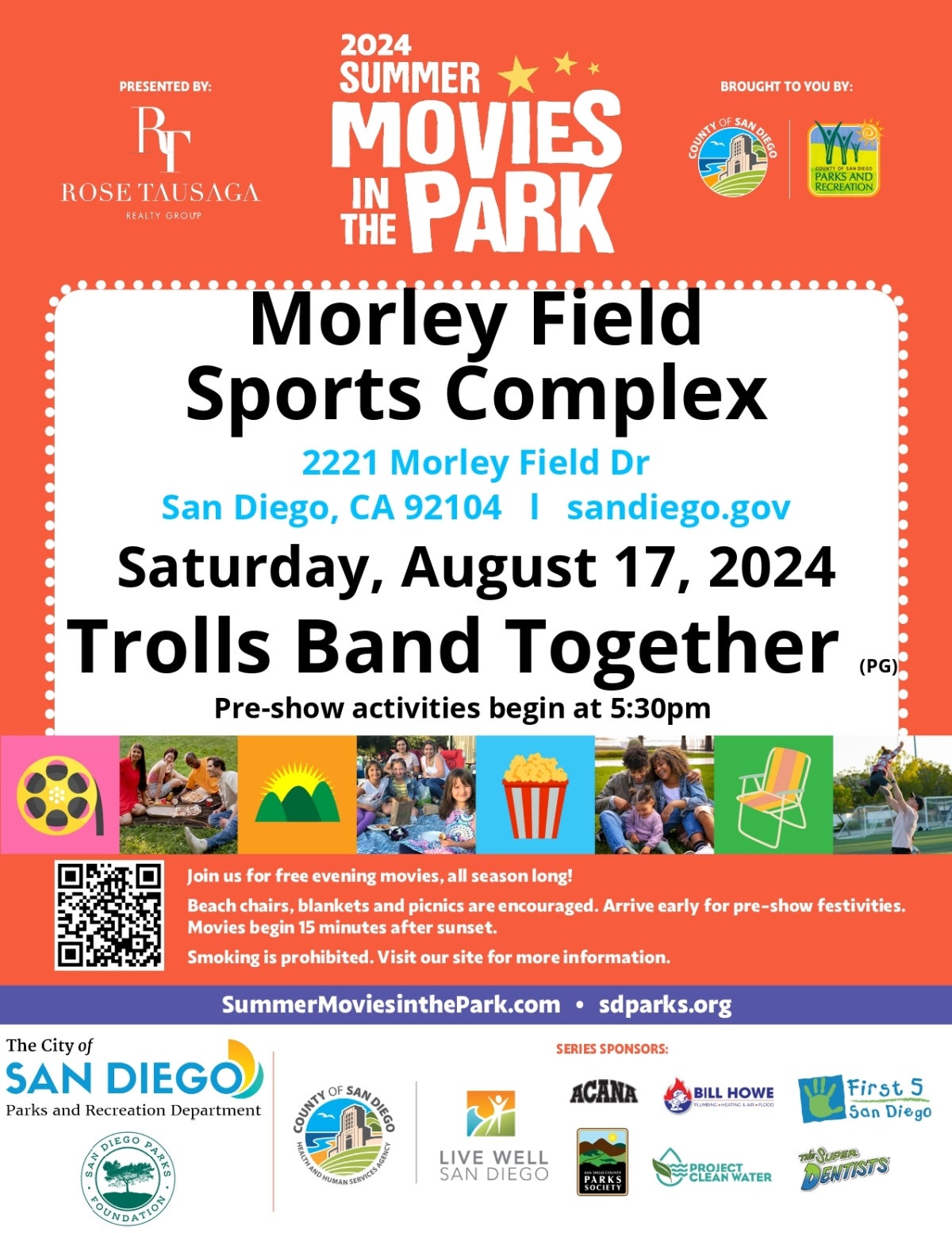 Movie in the Park at Morley Field Sports Complex | City of San Diego ...