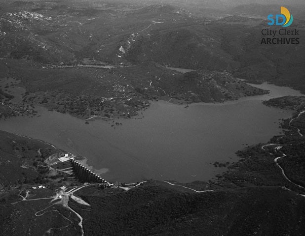 1978 Aerial View of Lake Sutherland | City of San Diego Official Website